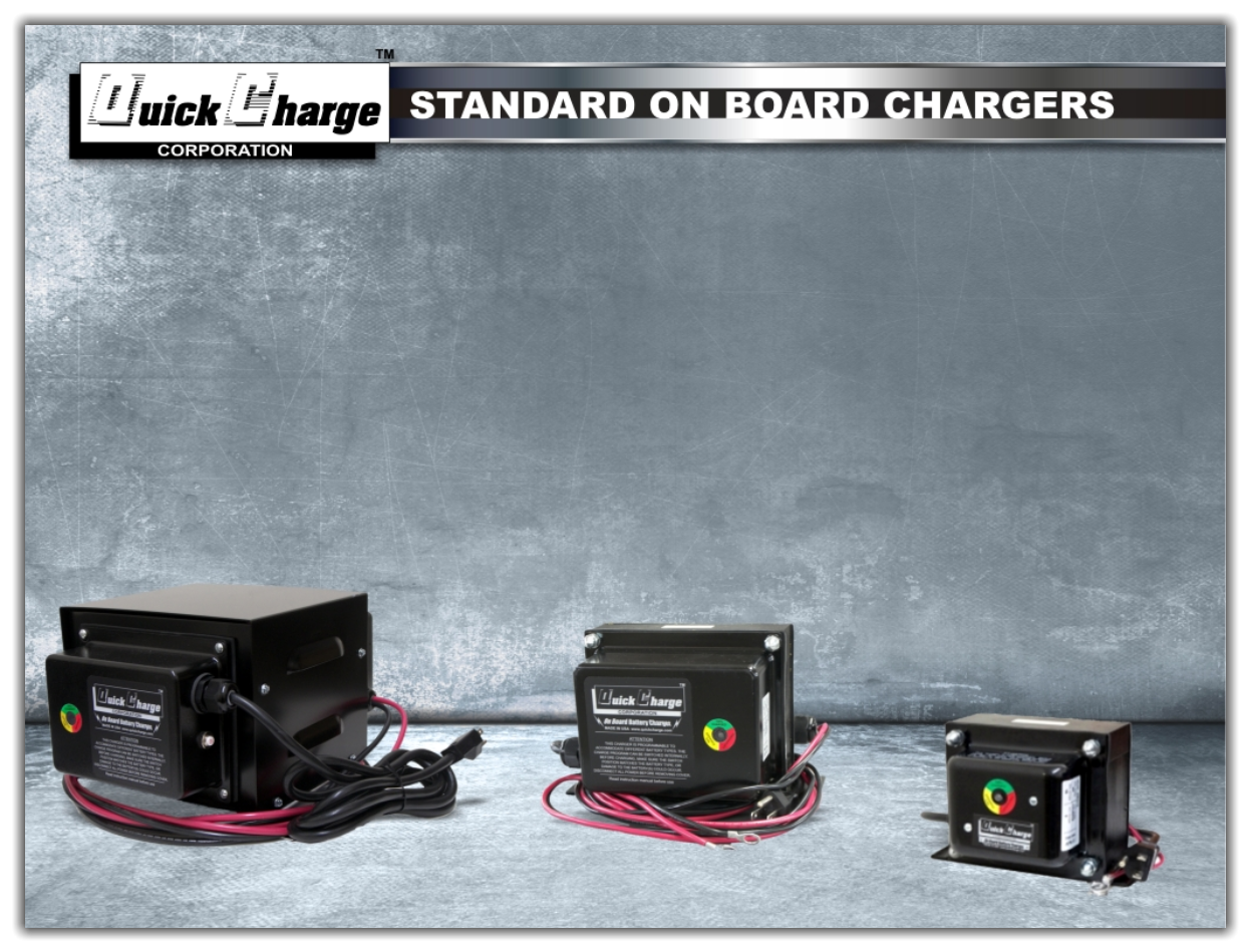 On board battery chargers