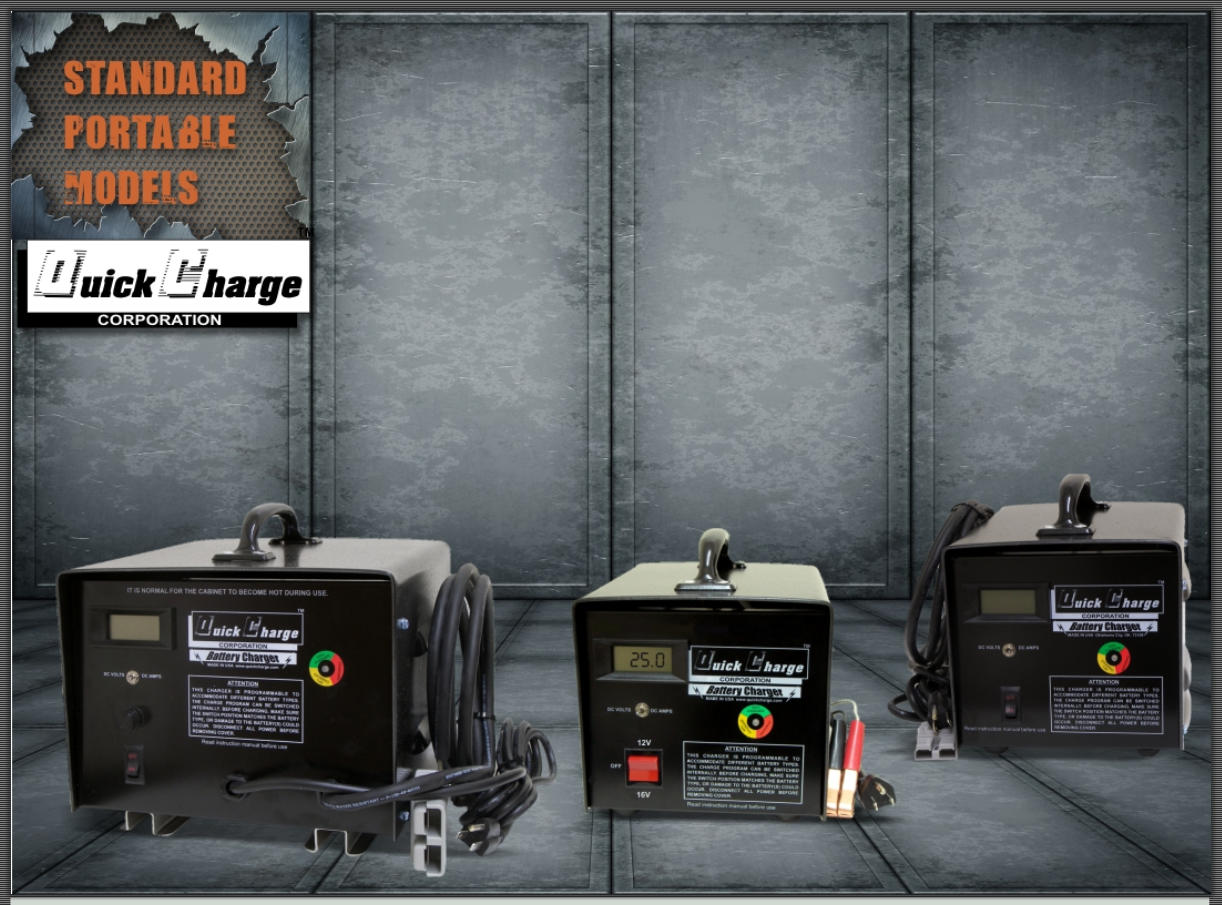 Portable battery chargers